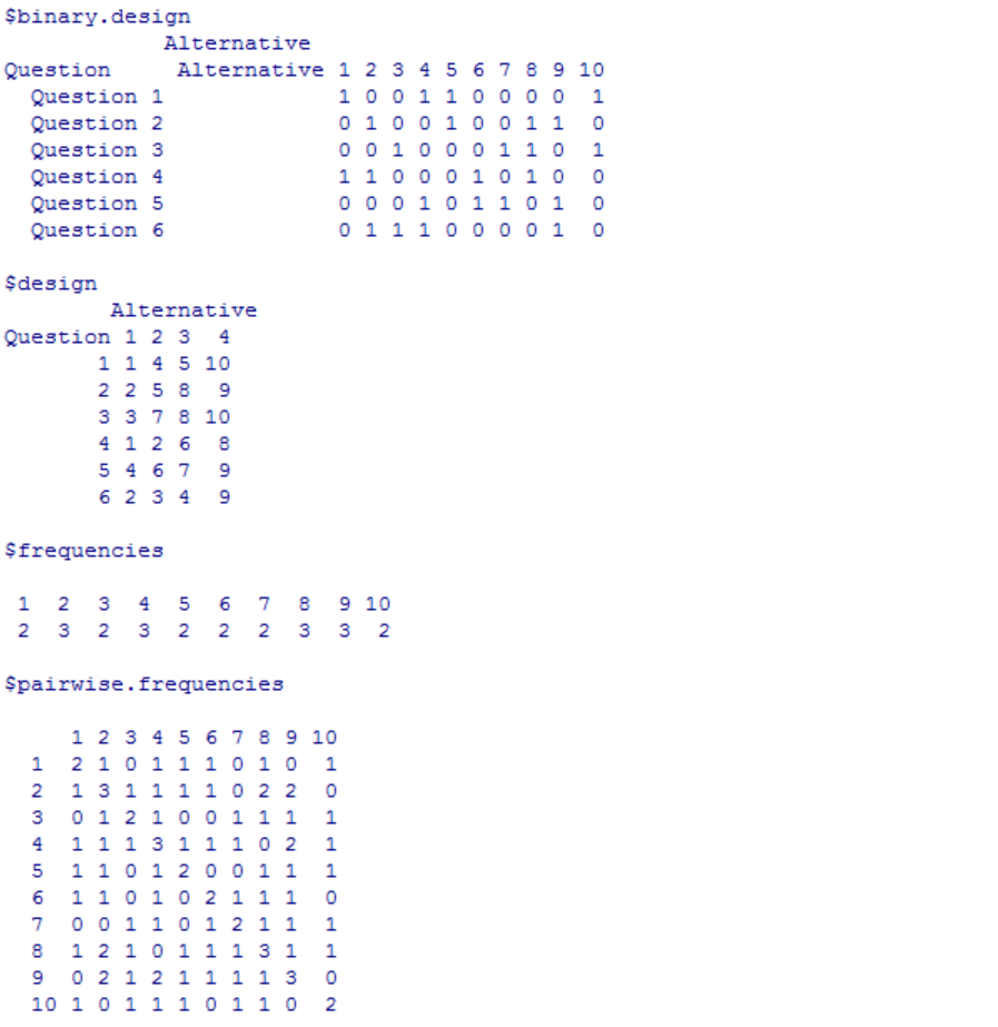 How To Create A Max Diff Experimental Design In R R Bloggers 4350