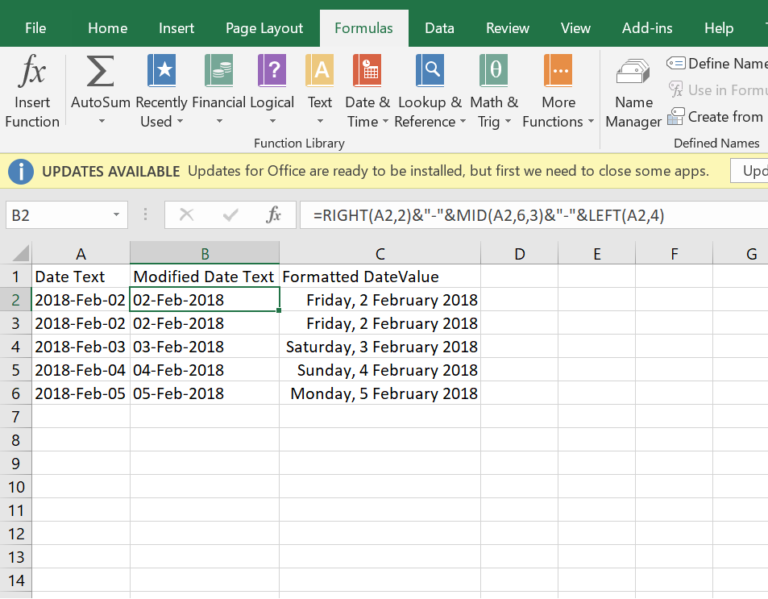 Step-by-Step: How to Convert Text Date Formats in Excel
