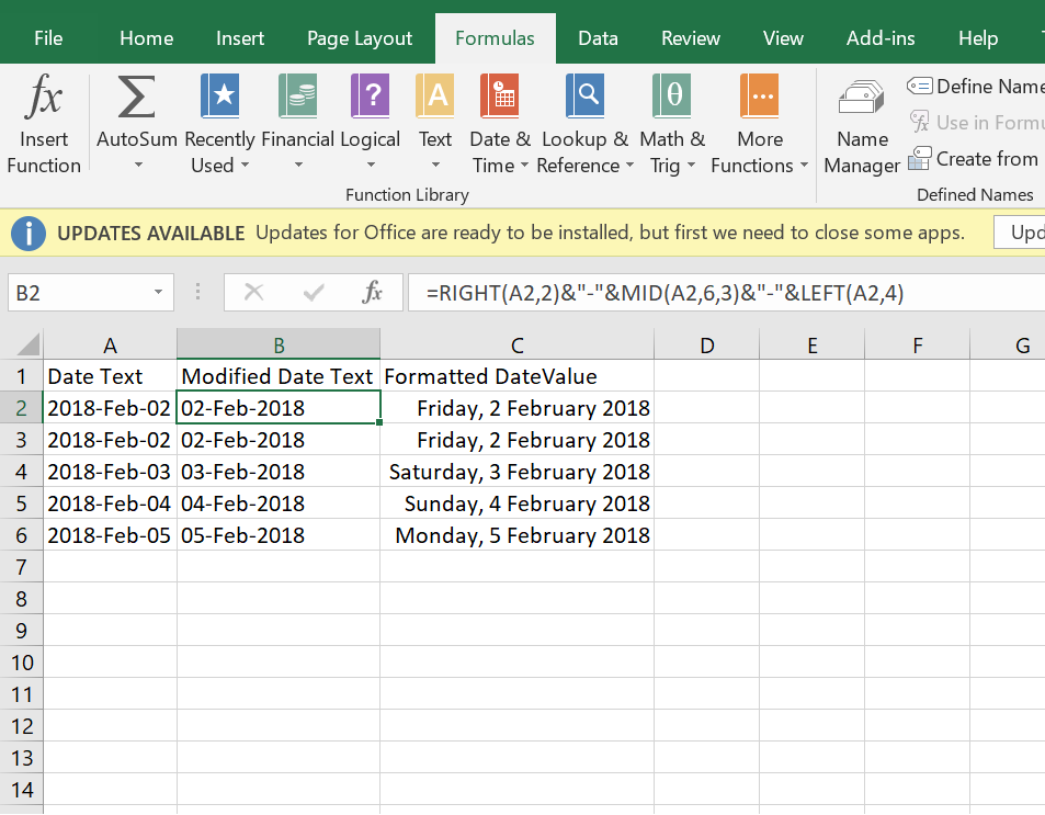 Step-by-Step: How to Convert Text Date Formats in Excel
