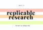 What is Replicable Research and Why Should You Care? - Displayr