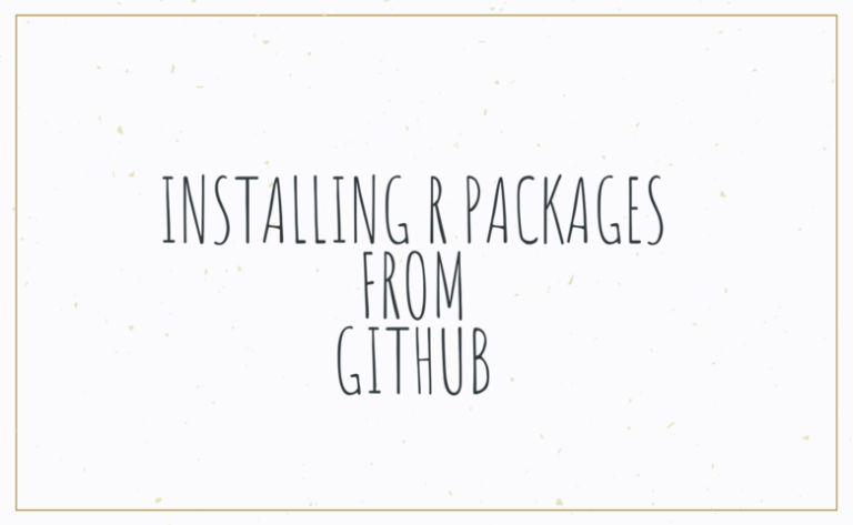 How to Install R Packages from GitHub (Step-by-Step Guide)