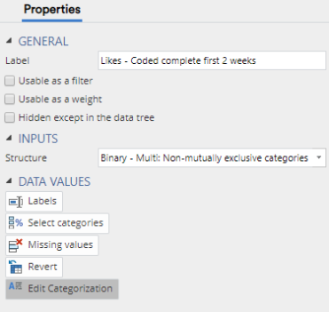Manually Coding Multiple Response Text Data in Displayr - Displayr