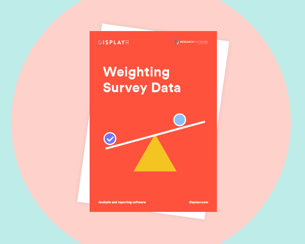 How to Weight Survey Data - Displayr