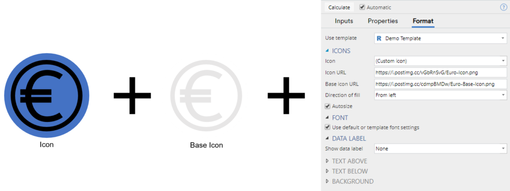 How to easily add custom icons in Displayr