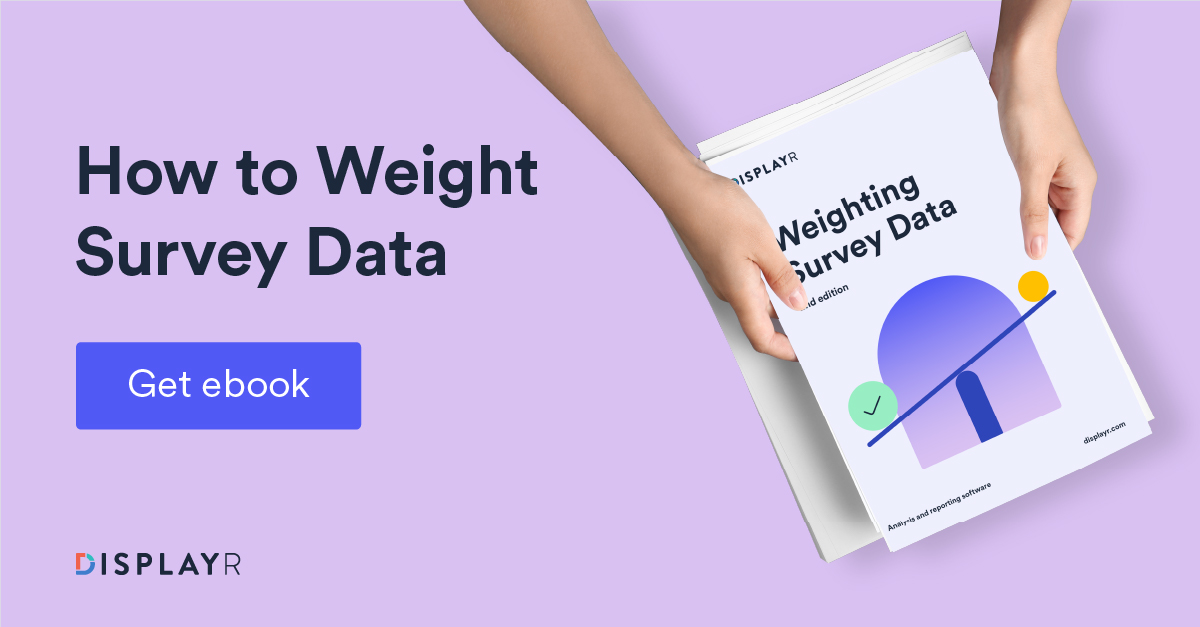 How to Weight Survey Data - Displayr