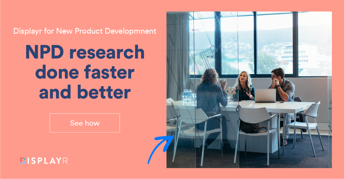 Displayr for New Product Development | NPD research done faster and better