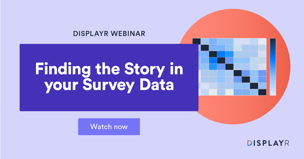 Finding the story in your survey data - Displayr