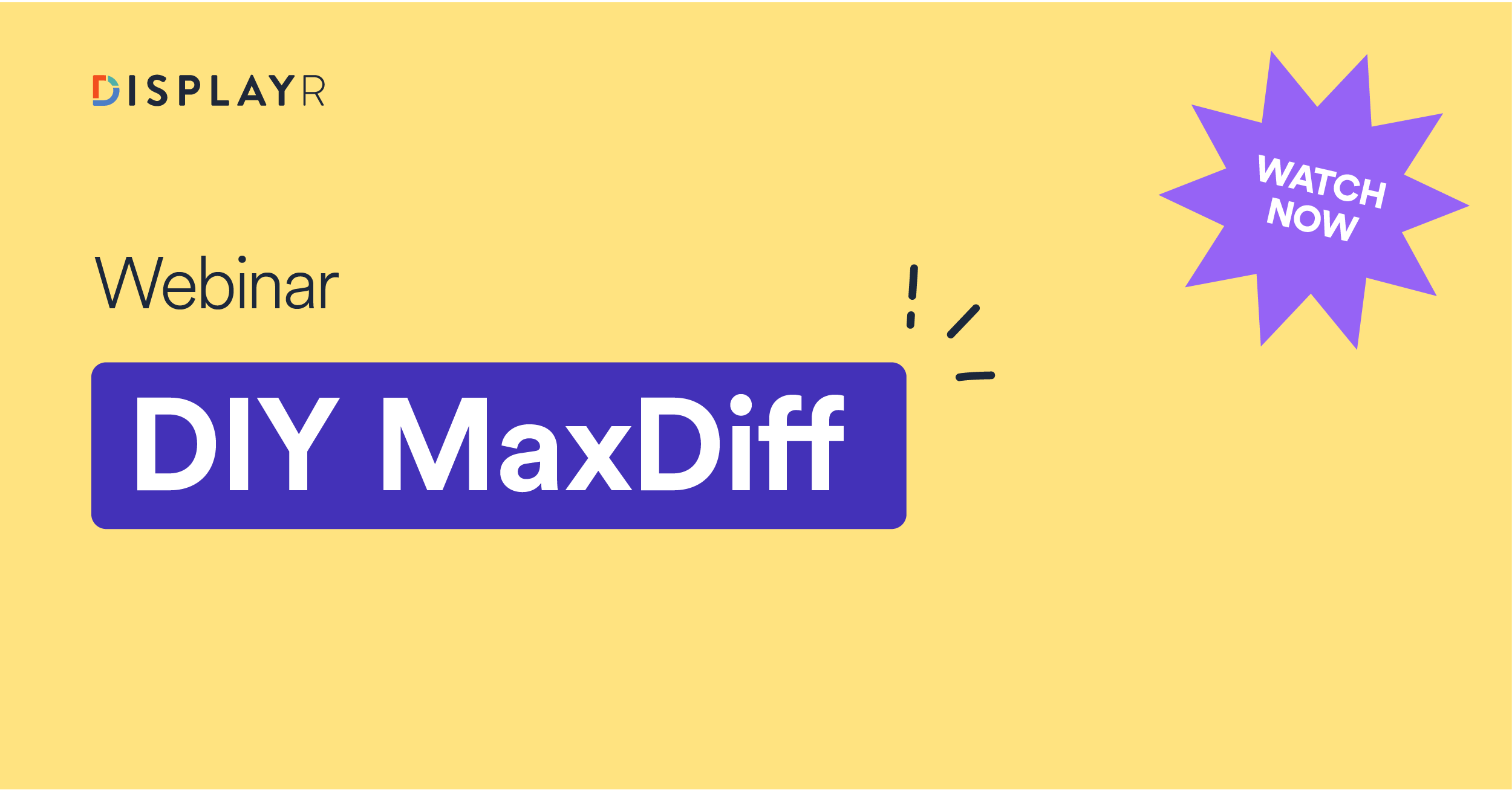 DIY MaxDiff - Displayr