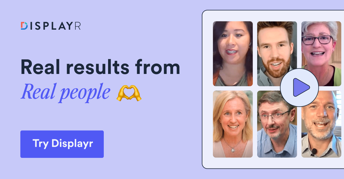 Real results from real people - Displayr
