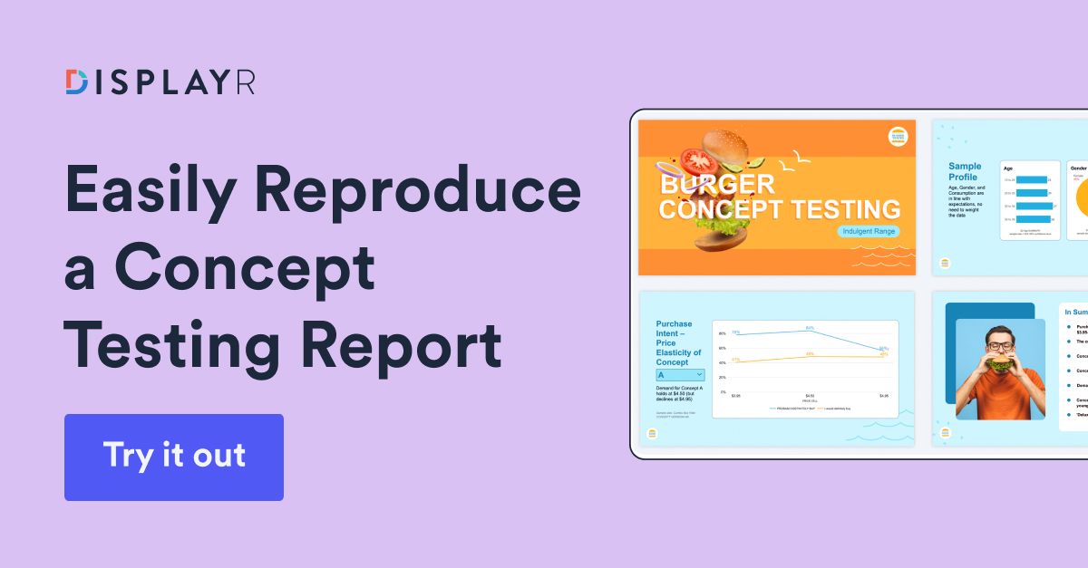 Easily Reproduce a Concept Testing Report - Displayr