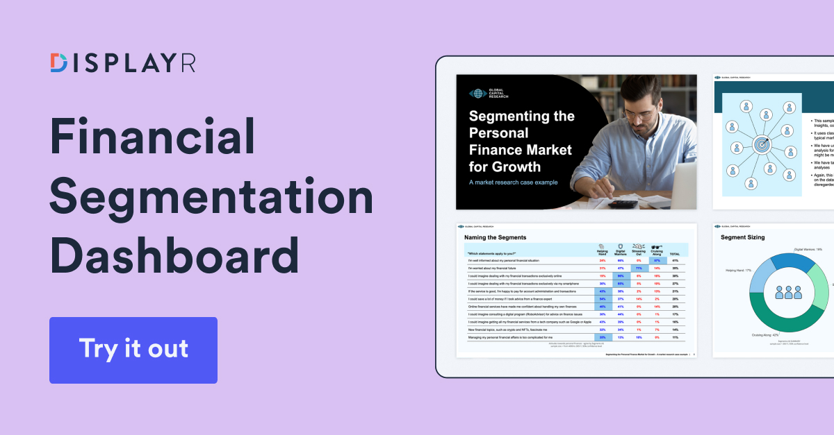 Financial Segmentation Dashboard - Displayr