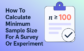 Explained: How To Calculate Minimum Sample Size For A Survey