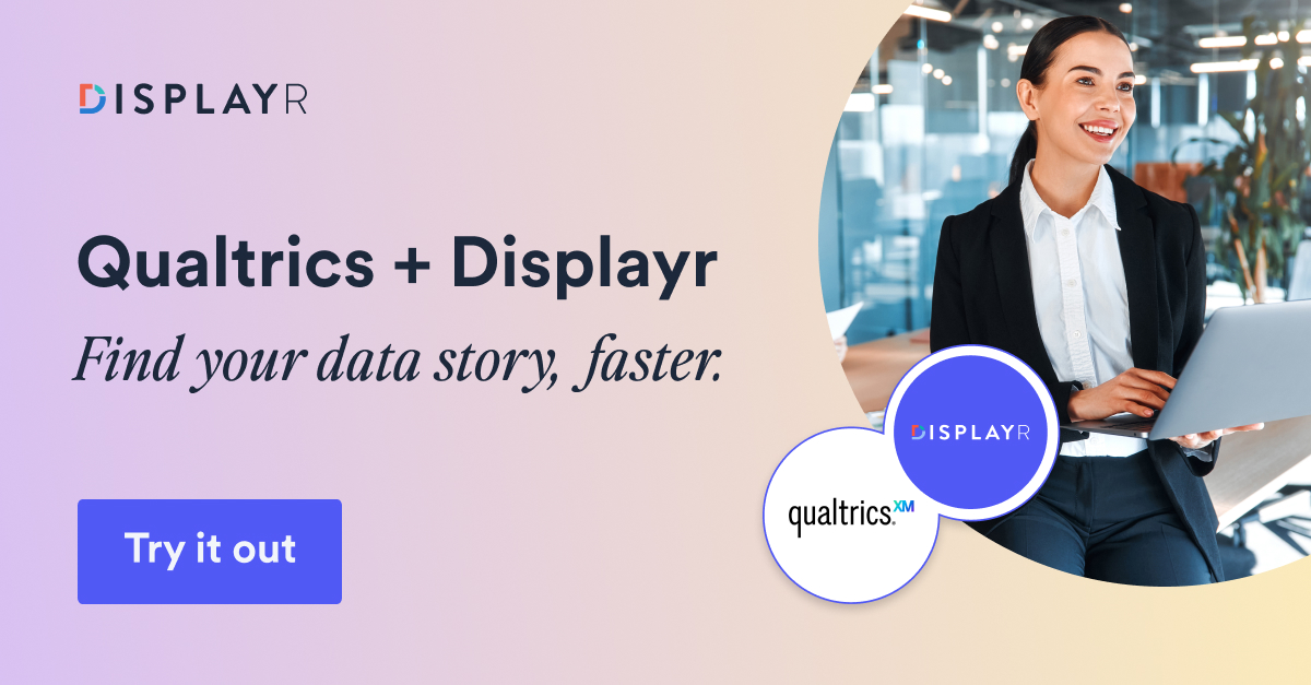 Qualtrics and Displayr - Displayr