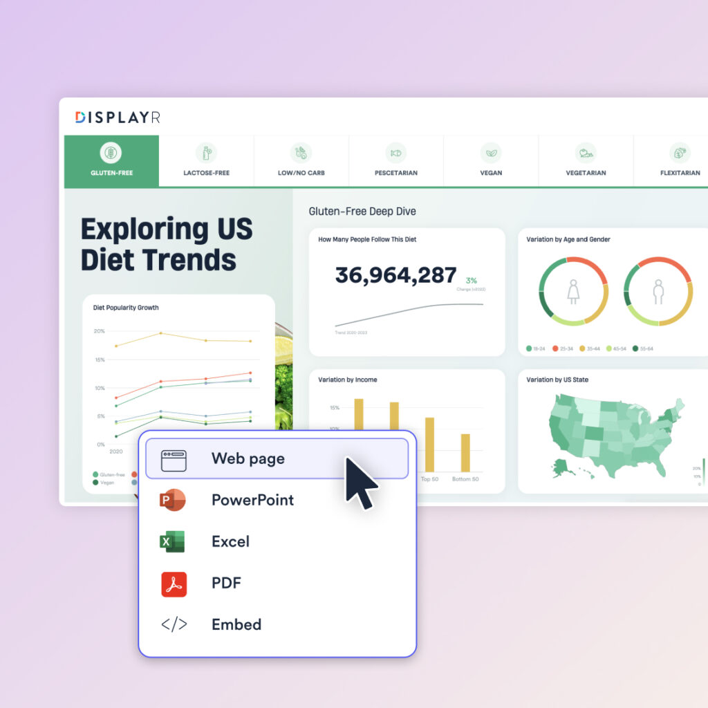 PureProfile and Displayr - Displayr